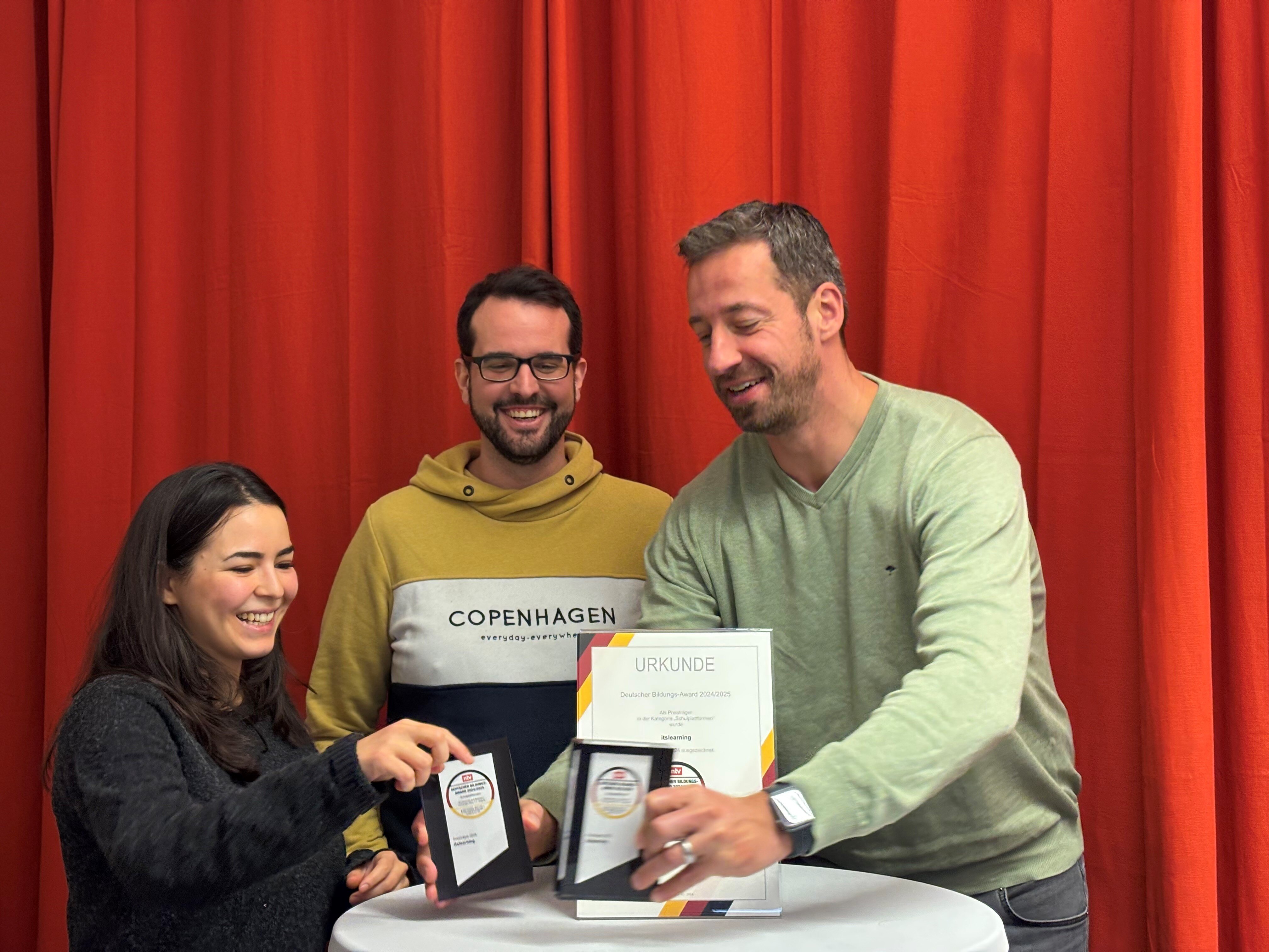 itslearning voittaa saksalaisen koulutuspalkinnon 2024/25